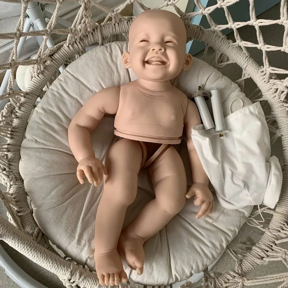 Неокрашенный и разобранный набор кукол-реборнов, размер готовой куклы 70 см, Reborn Mila