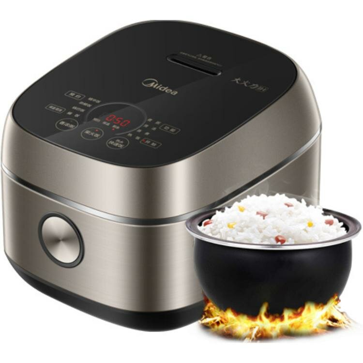 Рисоварка Midea IH Heating 4L MB FB40S701, серый, 4 литра, высокая производительность, автоматизация