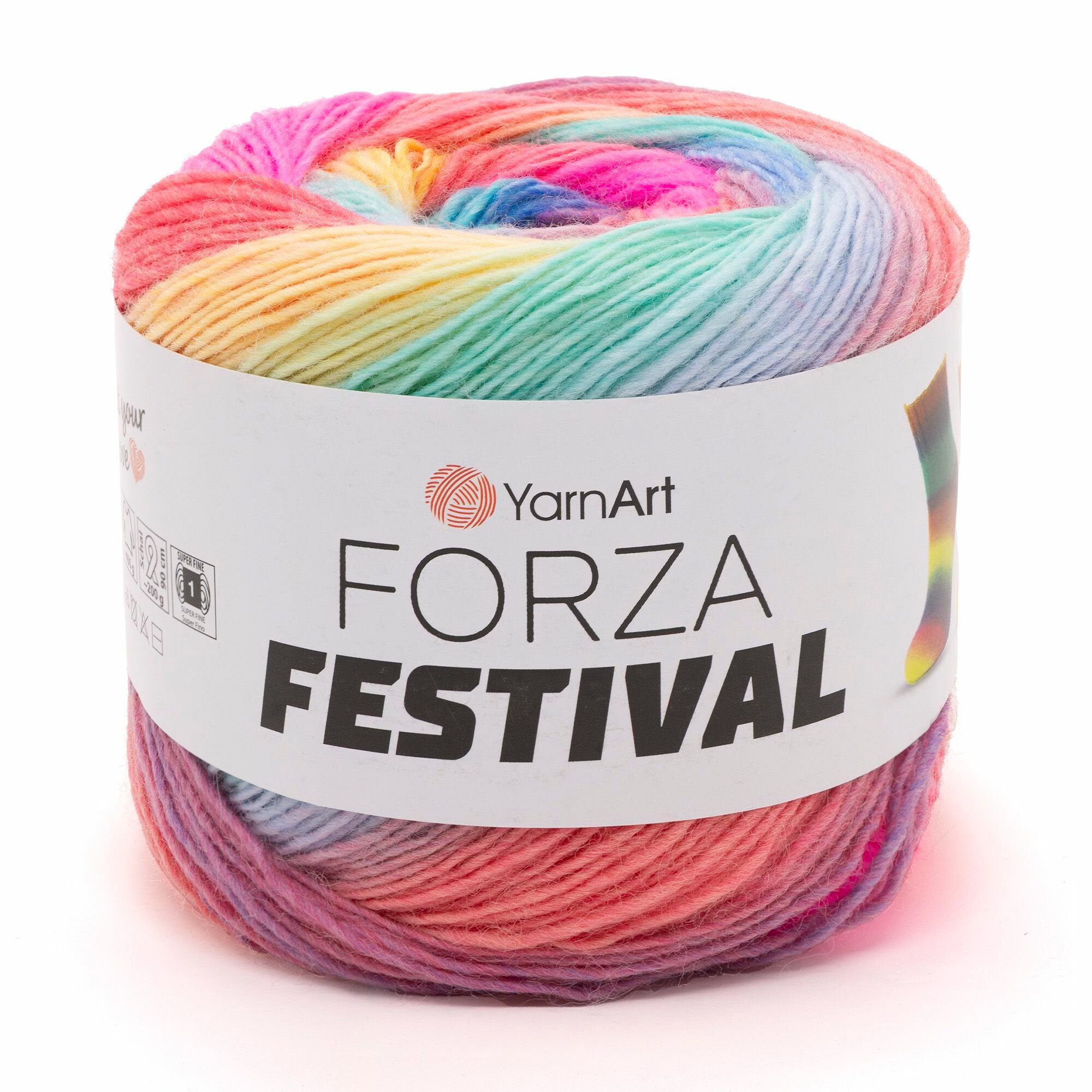 Пряжа YarnArt Forza Festival 2915 (1 моток, 100г/420м)