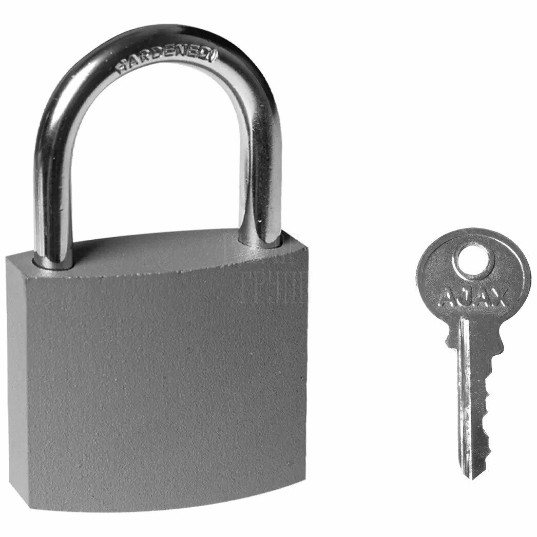 Замок Ajax (Аякс) навесной PD-0250 3 key никель