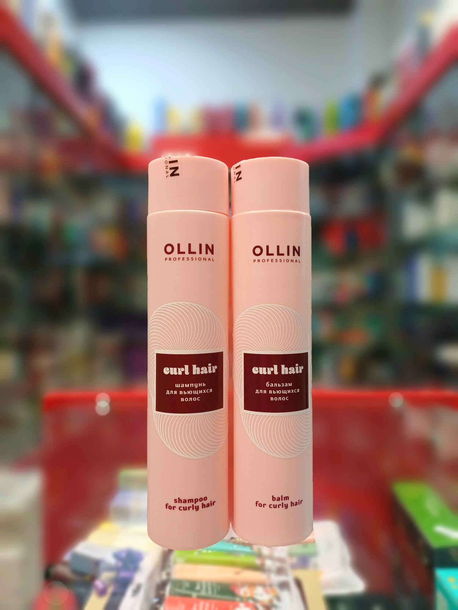 Набор для вьющихся волос Ollin Professional Curl Hair, шампунь 300мл и бальзам 300мл