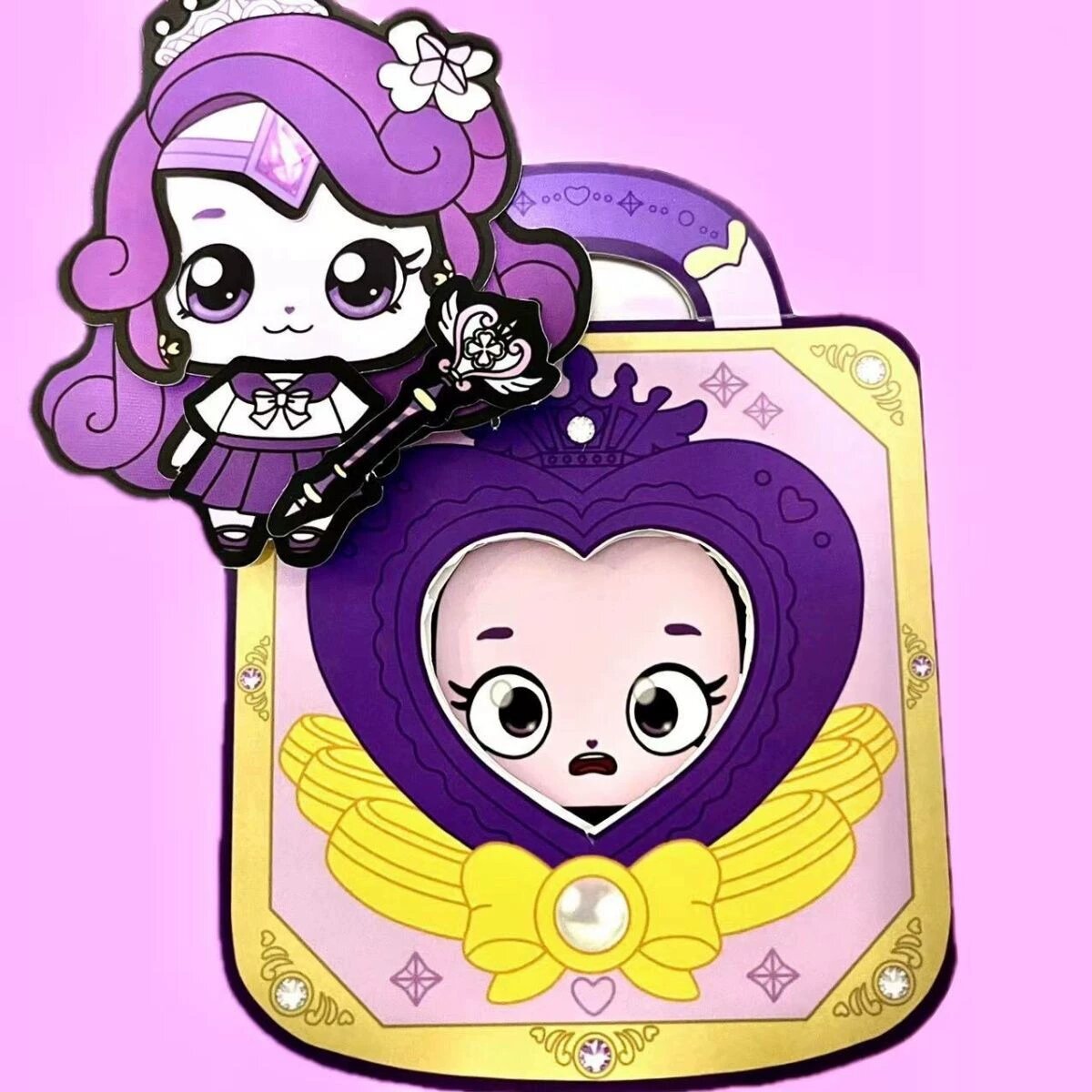 Набор для творчества My Melody фиолетовый с премиум материалами и клеем, без резки