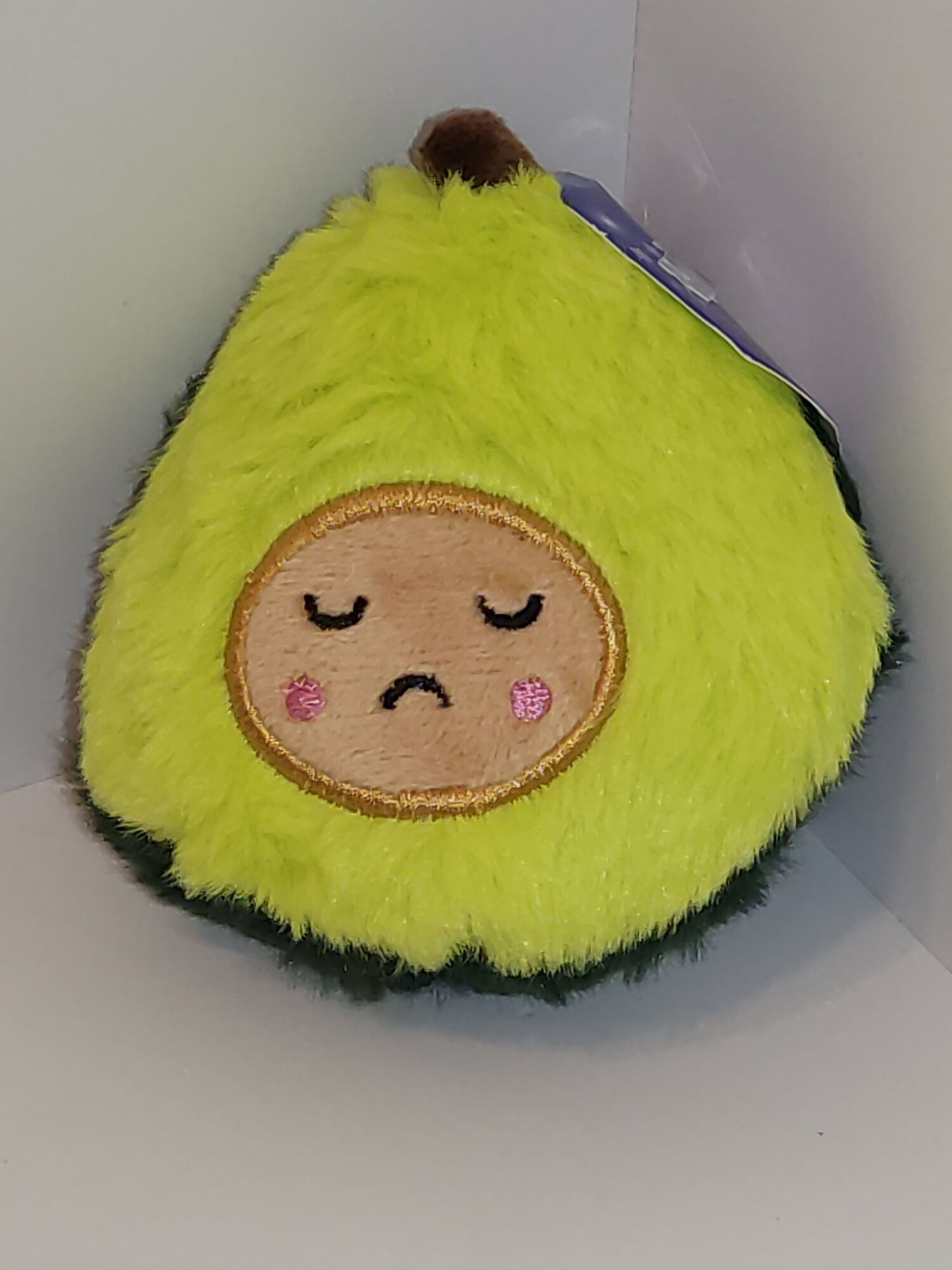 Мягкая игрушка «Авокадо грустный», на брелоке, 12 см