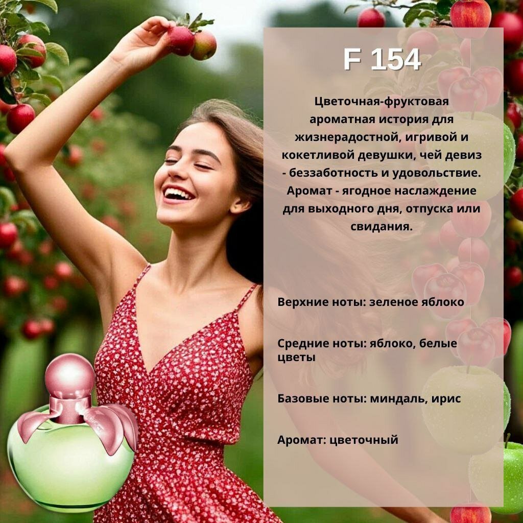 Духи Marso F154 по мотивам Love by Nina 30мл