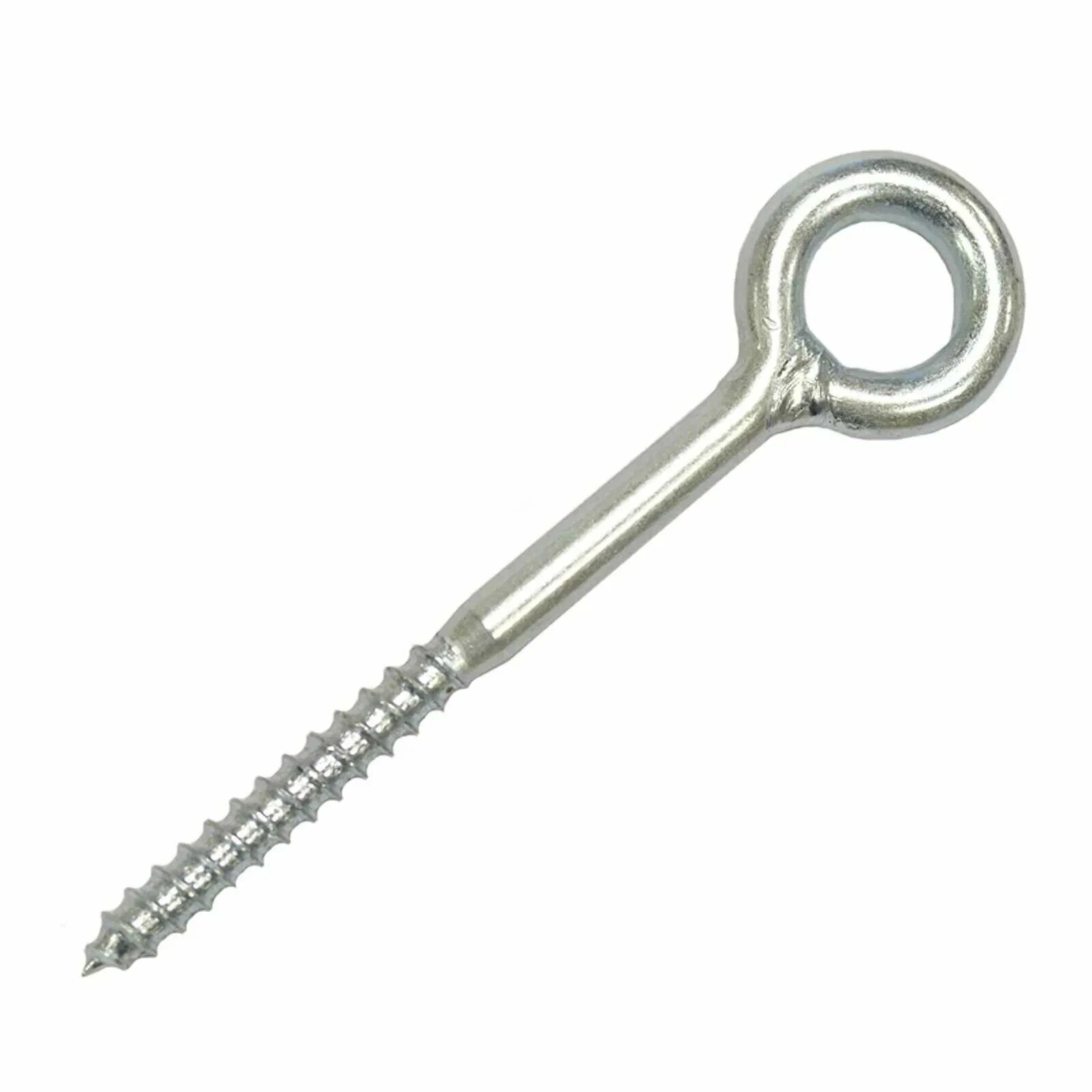 Шуруп-кольцо сварной, стальной, оцинкованный 10х160 (1 шт)