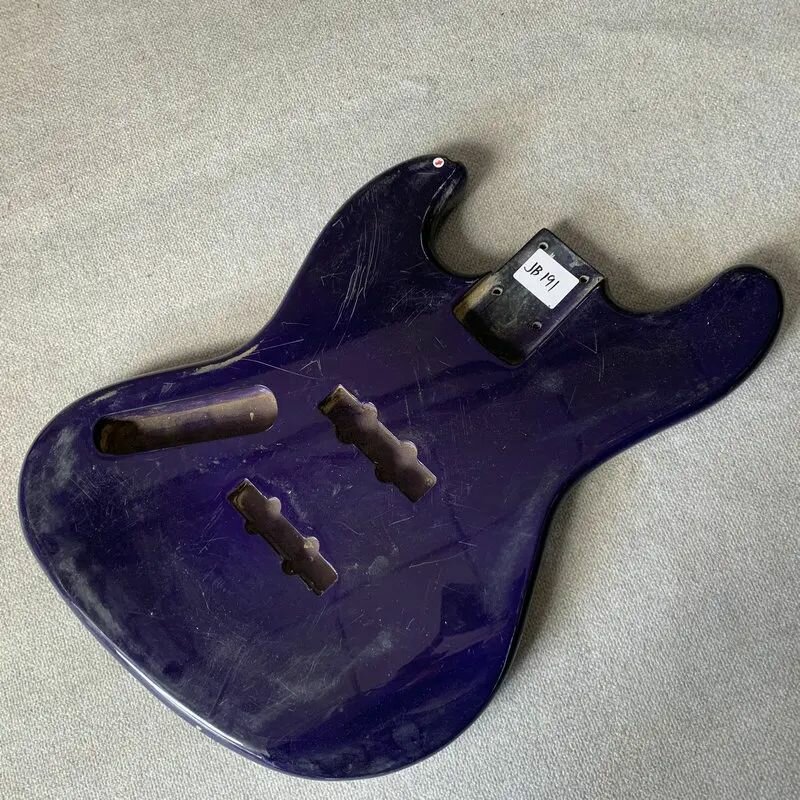 Электрогитара JB191 неокрашенная (4 струн) + набор для кастомизации (дерево, краска, панели, леворукая сборка)