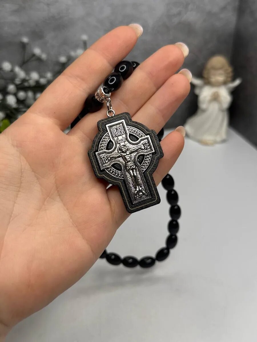 Славянский оберег, чётки, металл