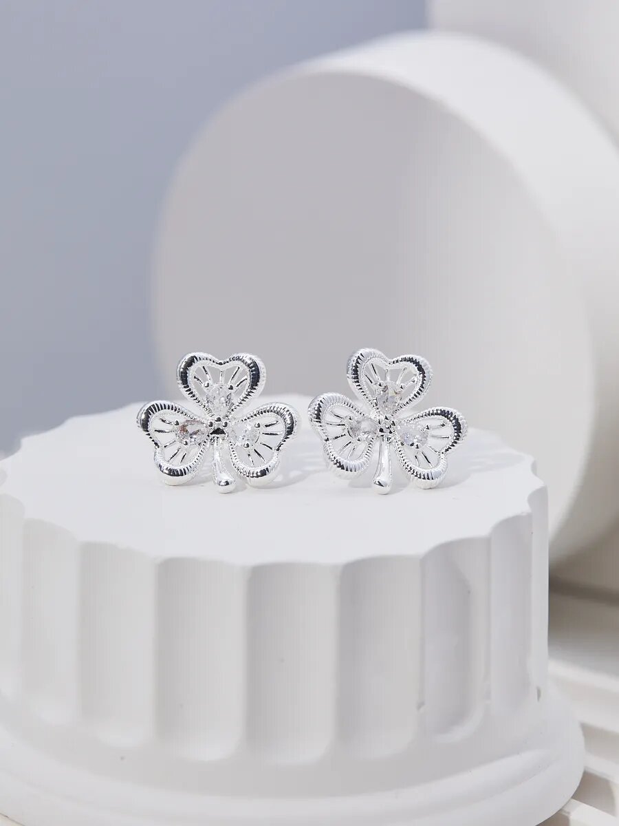 Серьги, фианит, циркон, кристалл
