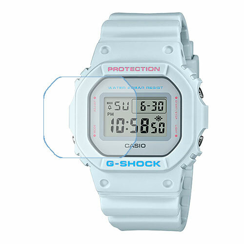 Скрин Мобайл защитный экран для часов Casio DW-5600SC-8 из нано стекло 9H