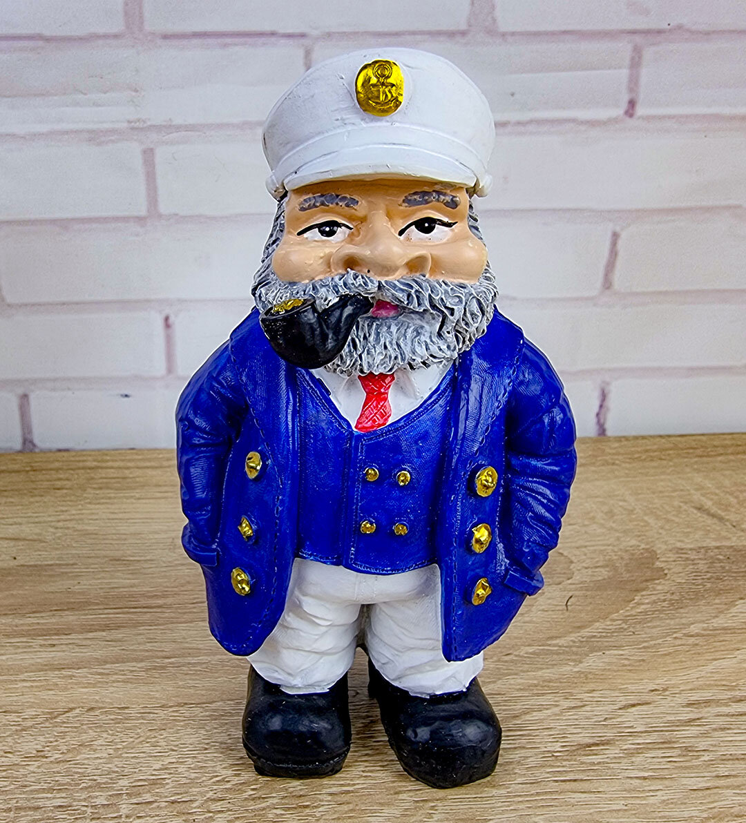 Статуэтка Капитан 16х10х7 см Полистоун, морской декор