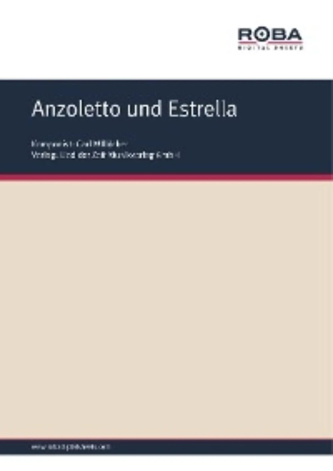 Anzoletto und Estrella [Цифровая книга]