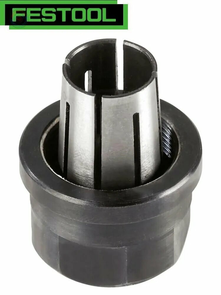 Цанга FESTOOL SZ-D 12 мм для фрезеров OF 1400/2000/2200, пылезащитная фиксация фрез, надежное крепление хвостовика 12 мм