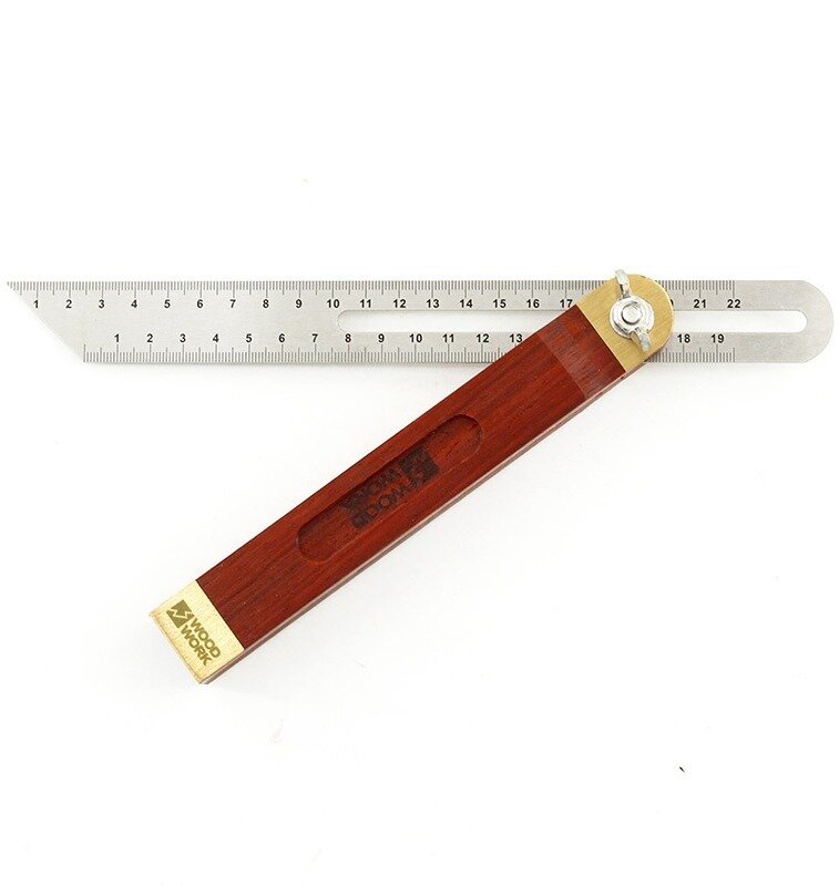 Шаблонный угломер (малка) WOODWORK со скользящим пером, 220 мм TAR-220