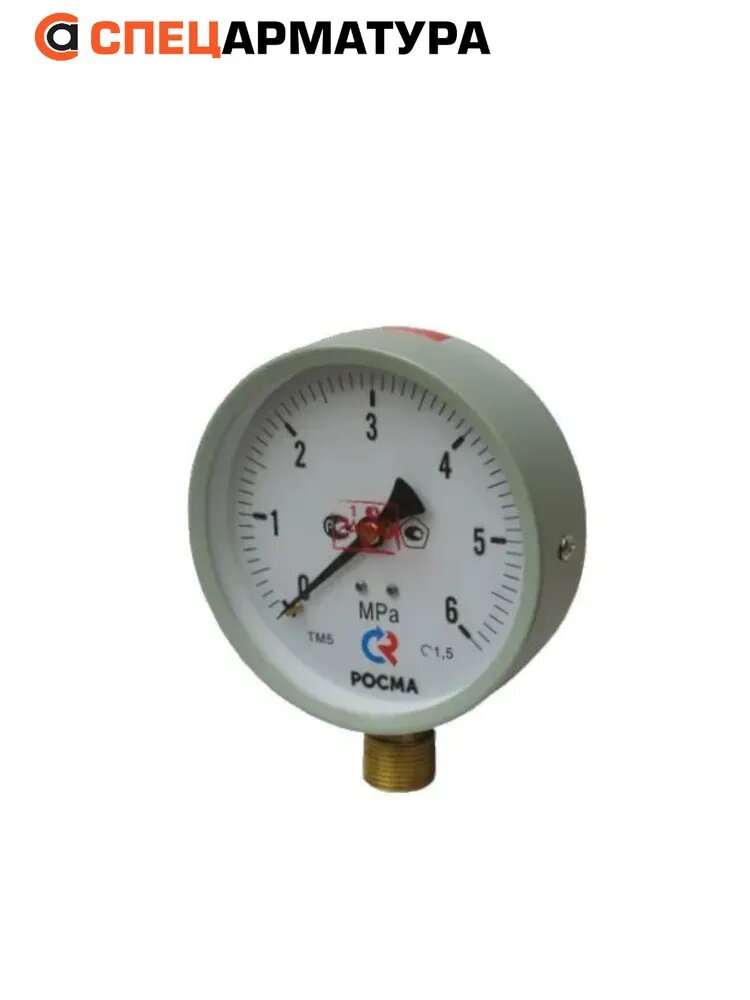 Манометр показывающий технический ТМ-510Р.00(0-6,0MРa)M20x1,5.1,5