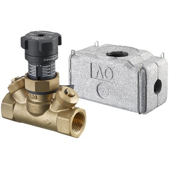 Вентиль Oventrop регулирующий, Hycocon VTZ, DN-15, 1/2", ВВ, PN, бар-16, измерительная техника "eco"