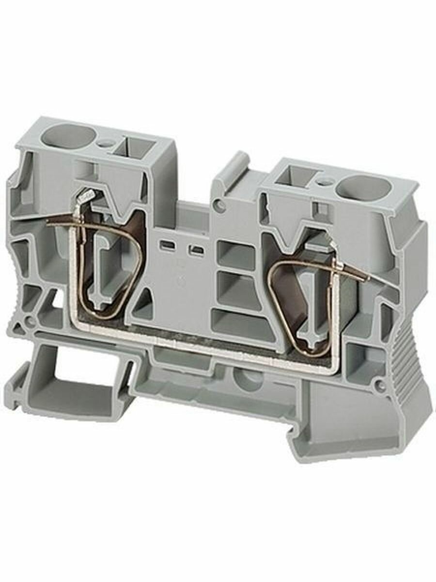 Клеммник пружинный проходной распределительный 16мм. кв 2 точки подключения код NSYTRR162 Schneider Electric 1 шт.