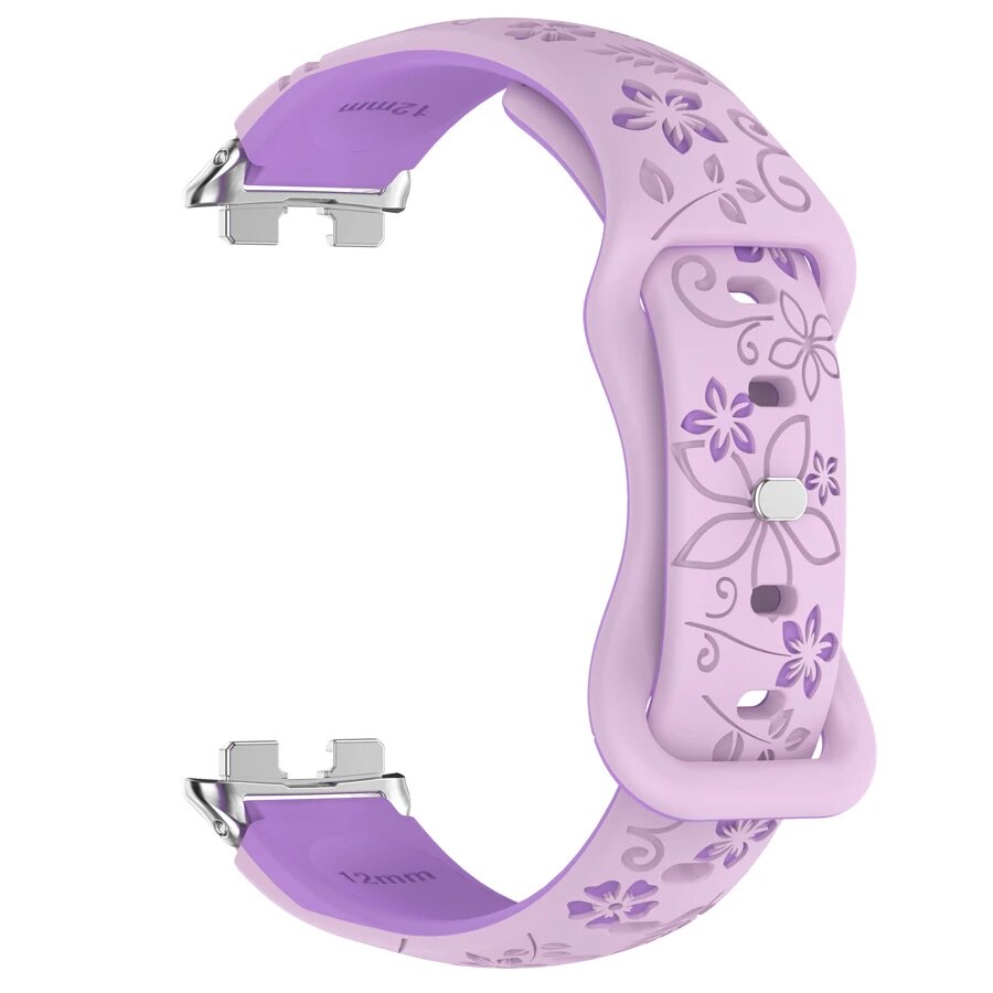 Силиконовый браслет ATOPKEY для Huawei Band 8 9 10, Lavender Purple