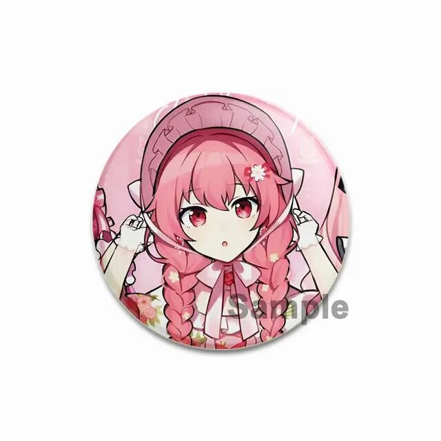 58/44/32 мм персонаж мультфильма Akiyama Mizuki аниме мягкая пуговица на лацкане, брошь, значок на рюкзак, одежда, украшение на грудь