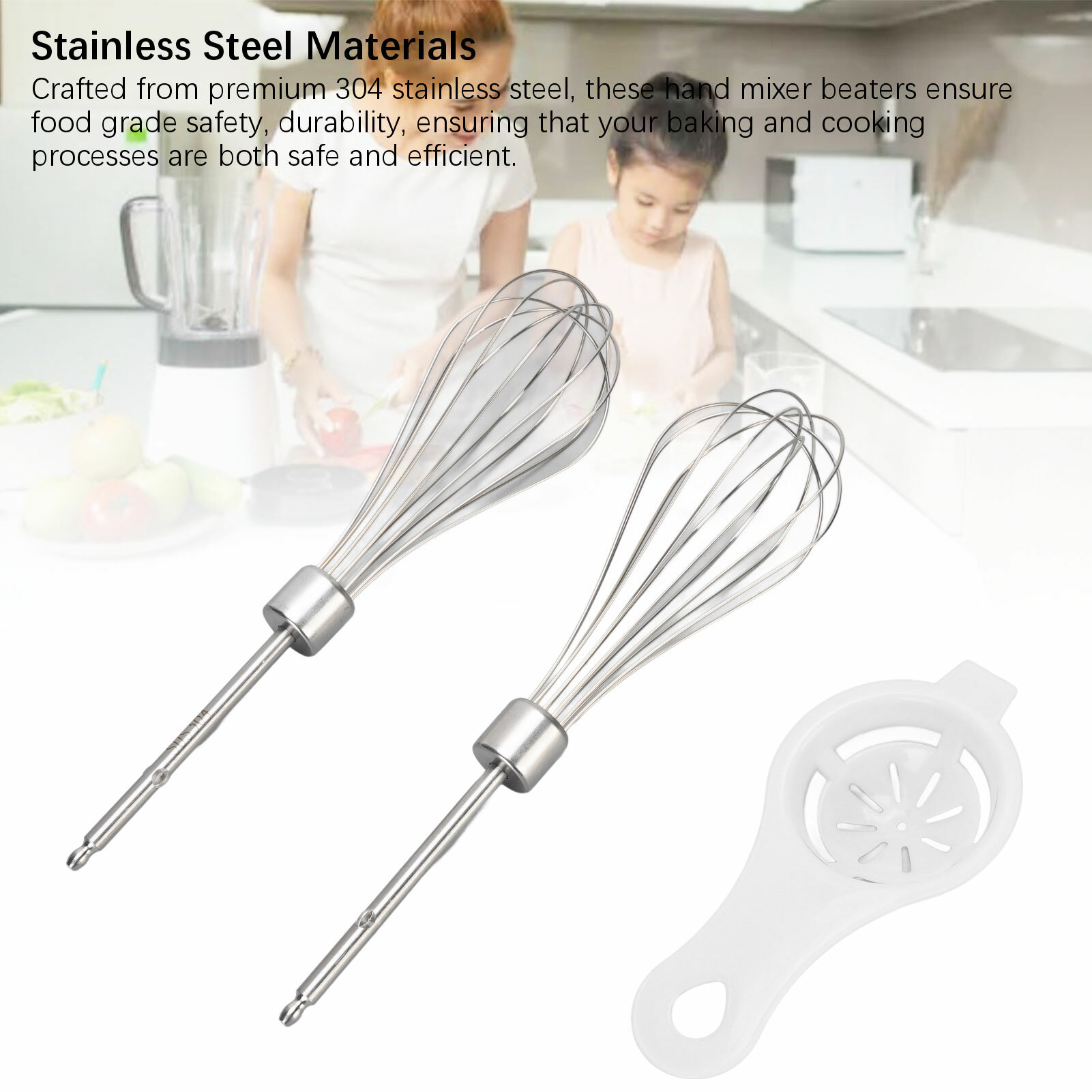 Ручной миксер венчики сменные части легко устанавливаемые насадки венчики из нержавеющей стали с сепаратором яиц