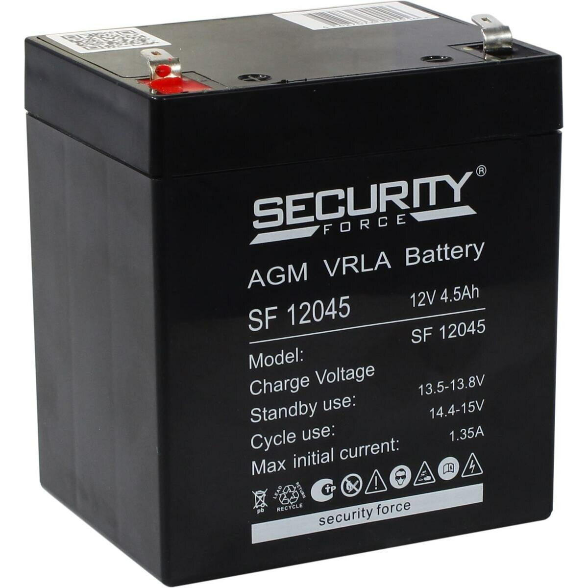 Аккумулятор Security Force SF 12045 (12V, 4.5Ah)