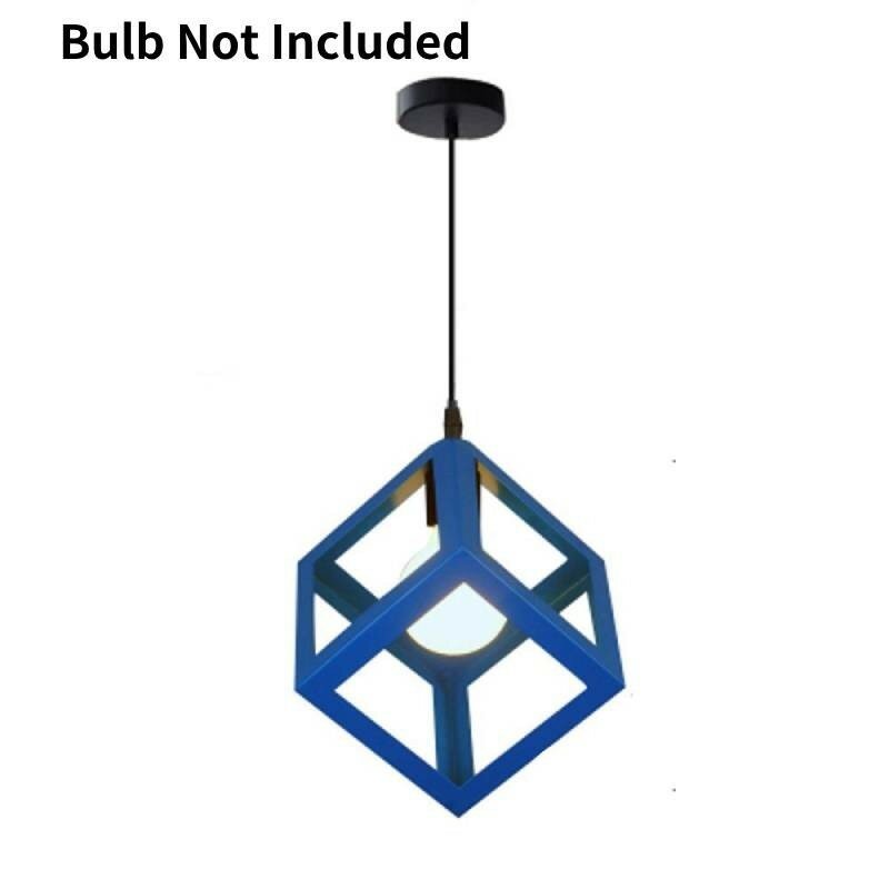 Светильник nordic vintage industrial led chandelier для современного дома и ресторана, синий