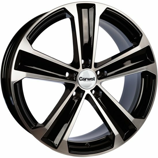 Диски легковые литые 8.0*18 5*112 et30 h66.6 Carwel Икар 224 AB(цвет)