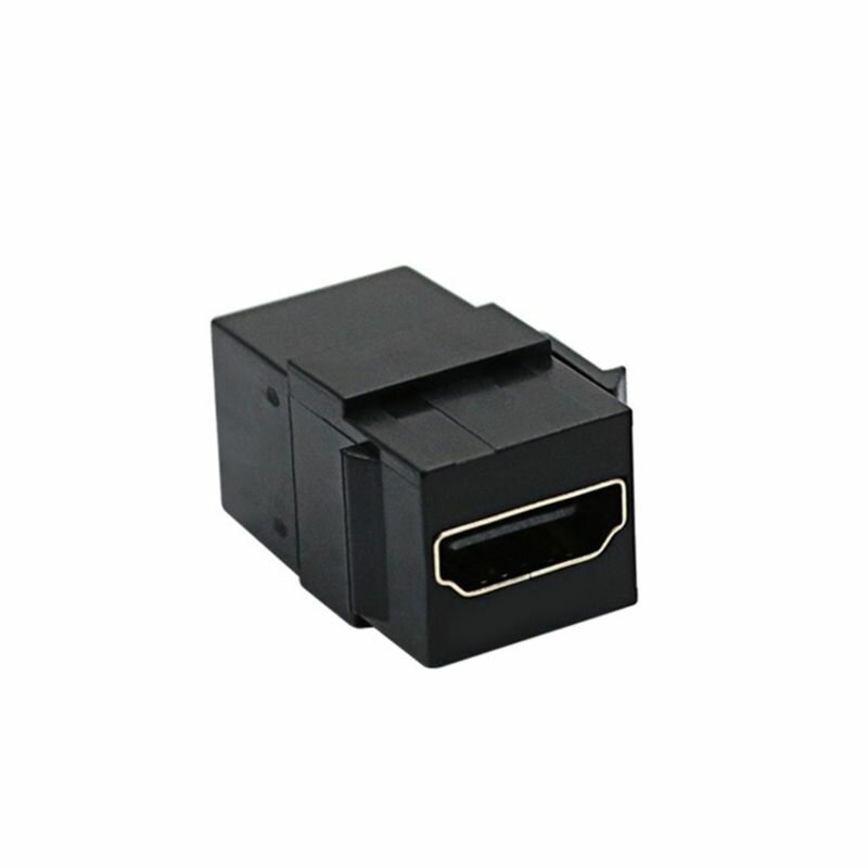 Фиксированный разъем HDMI 4K/2K 60HZ от женщины к женщине на панели-черный