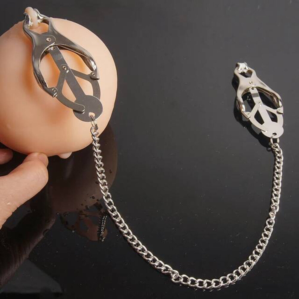 Игрушки БДСМ: зажимы для сосков, металлические зажимы для сосков с цепочкой и экстремальным захватом, секс-игрушки для пар, игры для взрослых, ограничения для бондажа