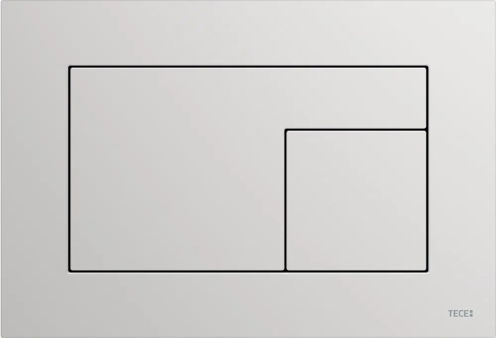 Кнопка смыва для унитаза TECE Velvet 9240734 пластик, цвет каменно-серый