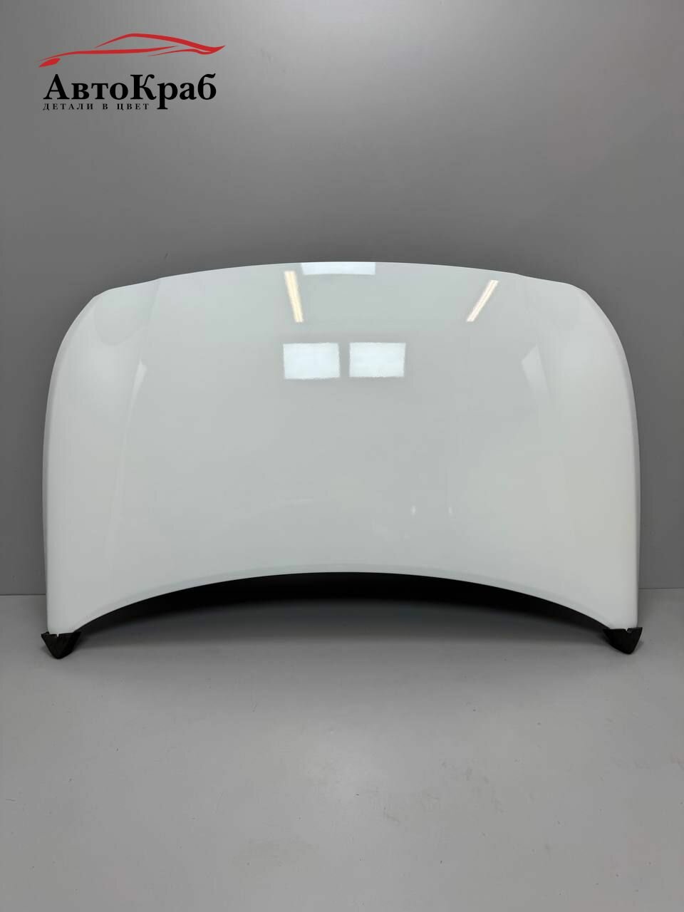 Капот в цвет для Хендай Солярис II (2017 — 2020) pgu - белый