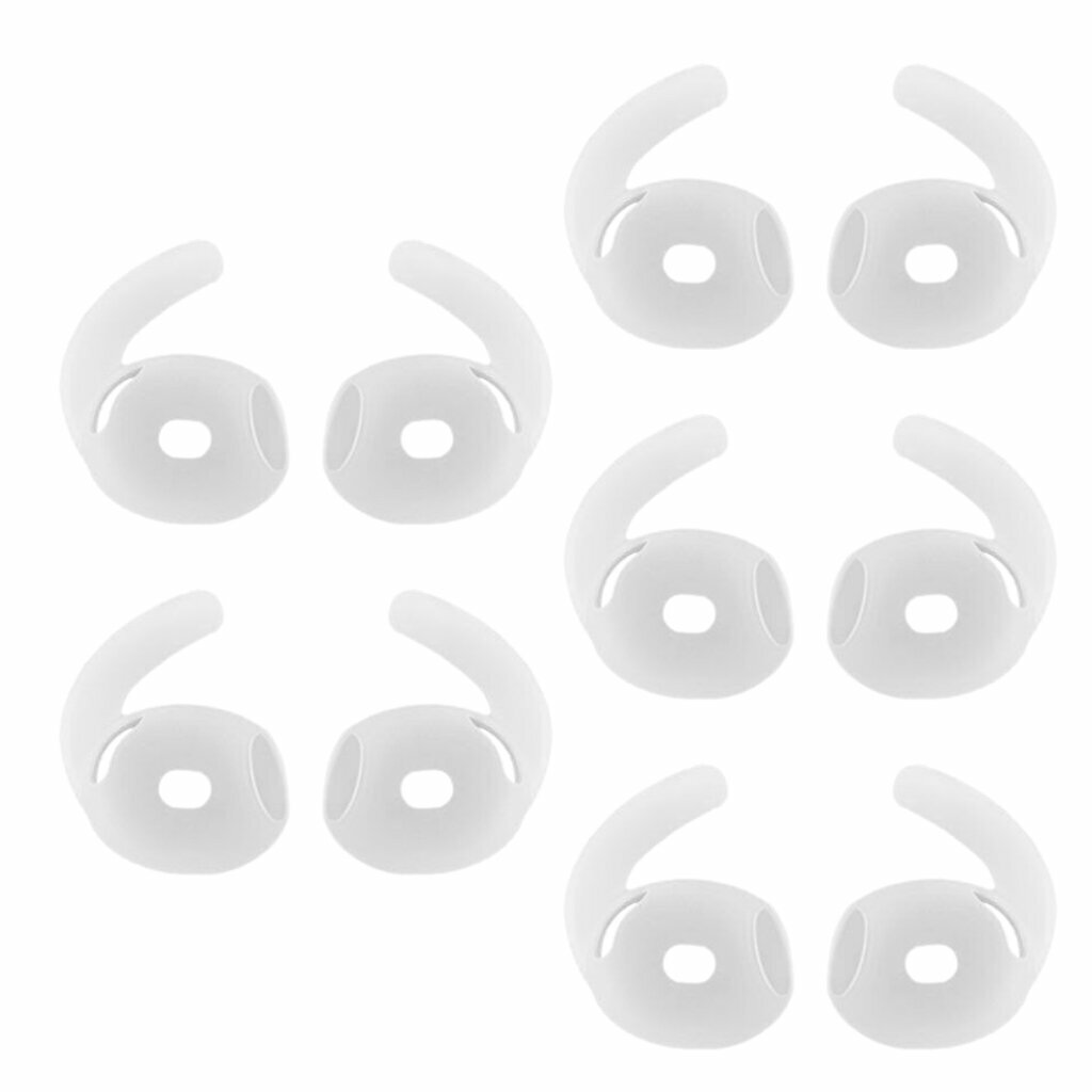 5 пар прозрачных силиконовых заушников для AirPods 4