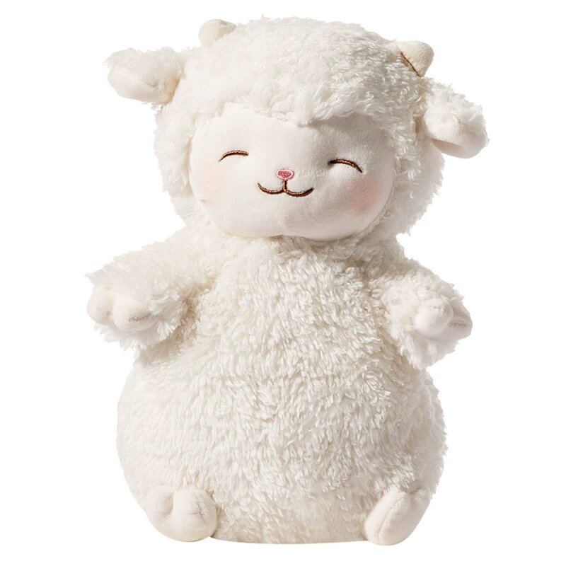 Мягкая игрушка-плюшевая кукла MINISO «Овечка Мяу» (арбуз, лимон, клубника), стоящая, подарок Овчина мяу мяу стоящая