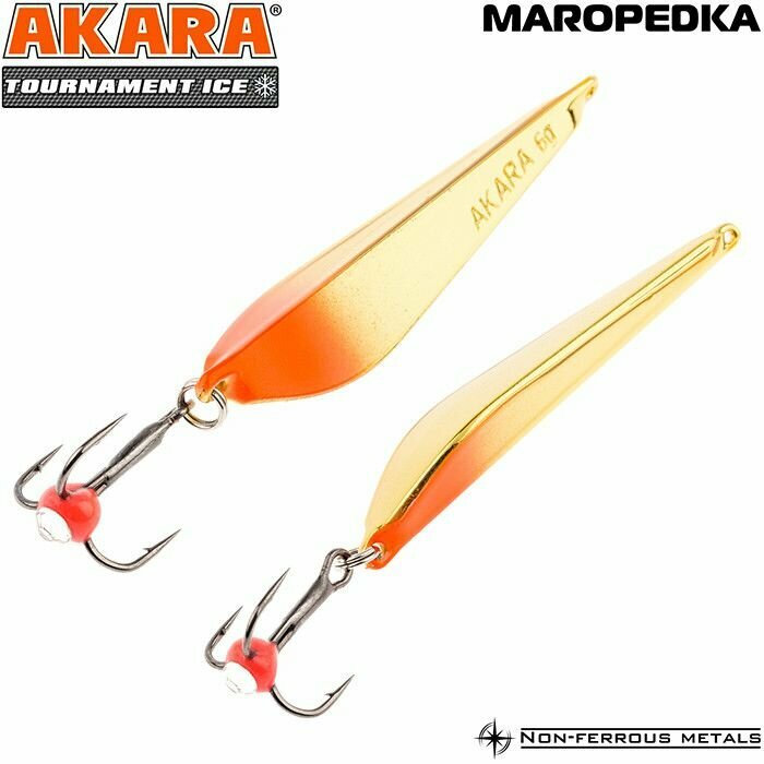 Блесна Akara Tournament Ice Maropedka 100 18гр. 3/Go