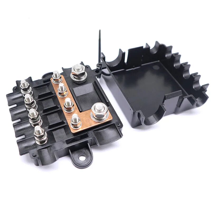 MEGA Auto ANM Болтовый держатель предохранителя Блок предохранителей с плоским лезвием Распределение мощности Шина для сильноточных транспортных средств Автомобиль RV Грузовик EV 4AFS ANM