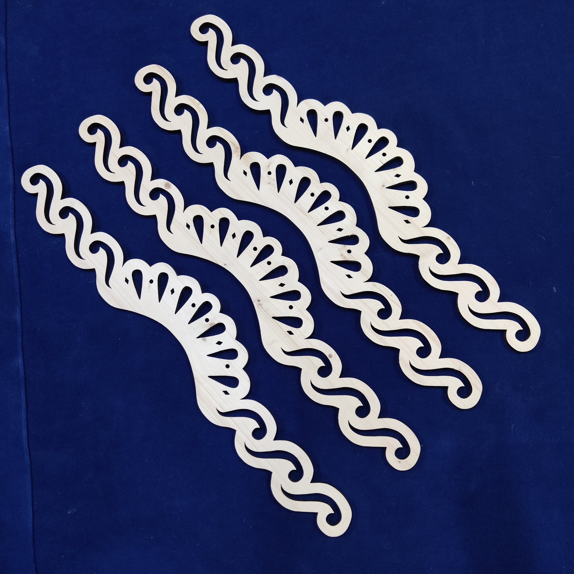 Наличники декоративные "Ракушка 780" деревянные резные 4 шт.