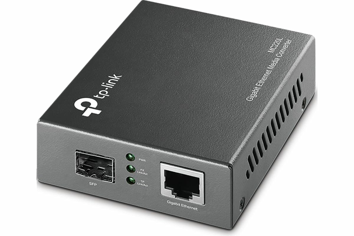 Медиаконвертер TP-Link MC220L 1000Mbit RJ45 SFP MiniGBIC IEEE 802.3ab IEEE 802.3z