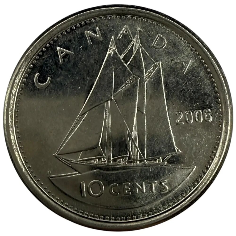 Канада 10 центов 2006 г.