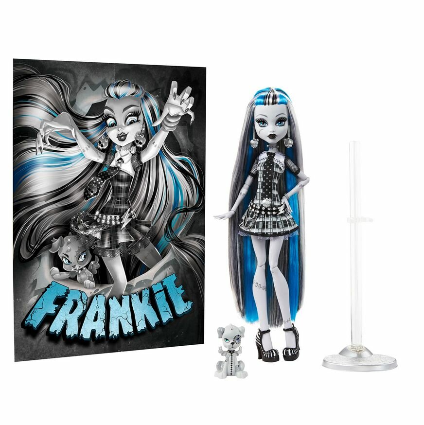Кукла Monster High Reel Drama Frankie Stein Doll, Френки Штейн Кино Драма, Mattel