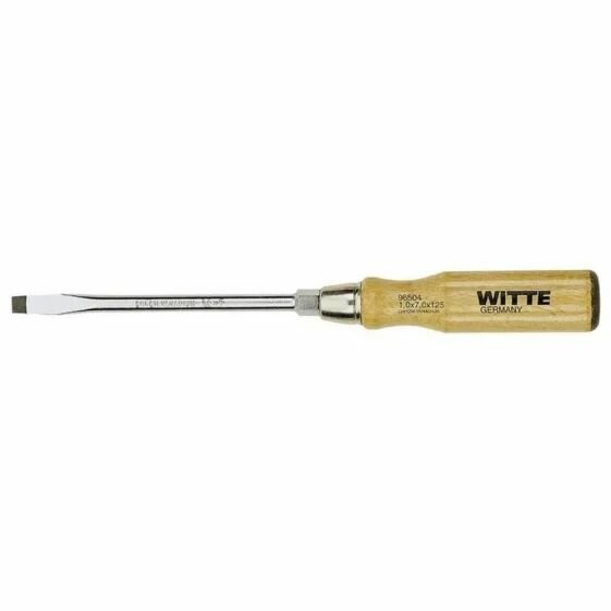 Отвертка шлицевая для слесарных работ witte 96104