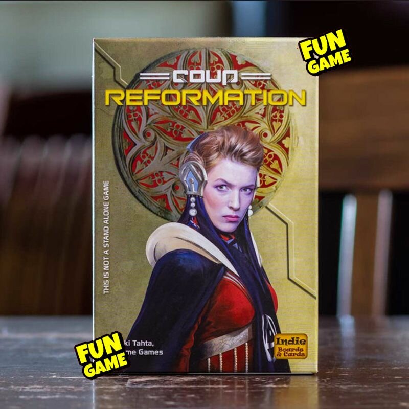 Веселая настольная игра COUP, карточная стратегия на блеф и интриги, английская версия для 2-6 игроков, 10+ отличная игра для вечеринок и семейных вечеров