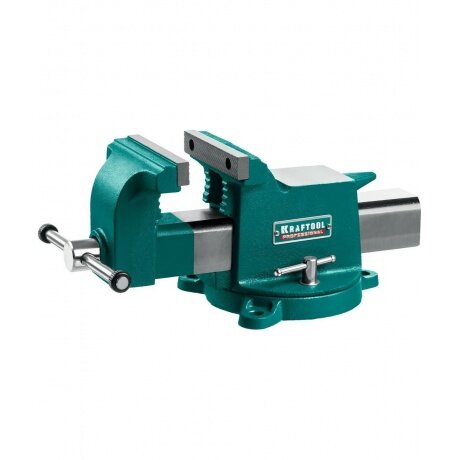 Тиски слесарные стальные KRAFTOOL STEEL, 125 мм, (32701-125)