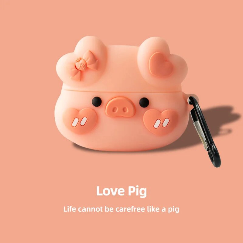 Чехол для Sanag S6S S7S S8S, мультяшный силиконовый мягкий корпус, аксессуары для беспроводных наушников, противоударный чехол, защитный рукав, принципиально