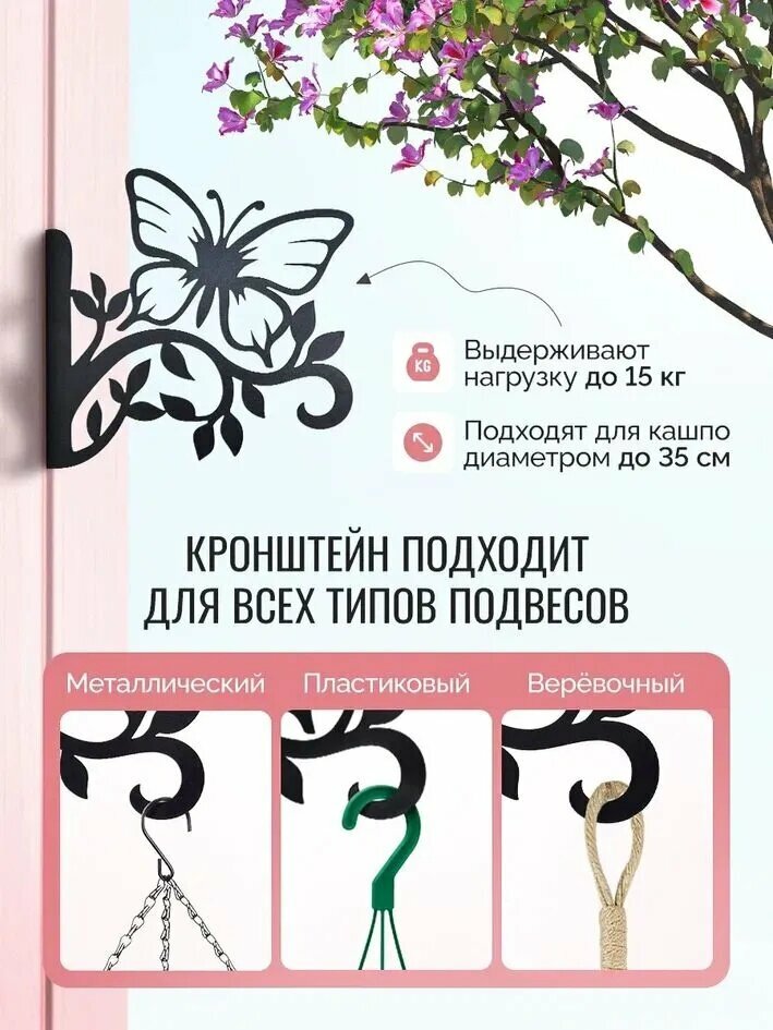 Кронштейн для кашпо — фото 1