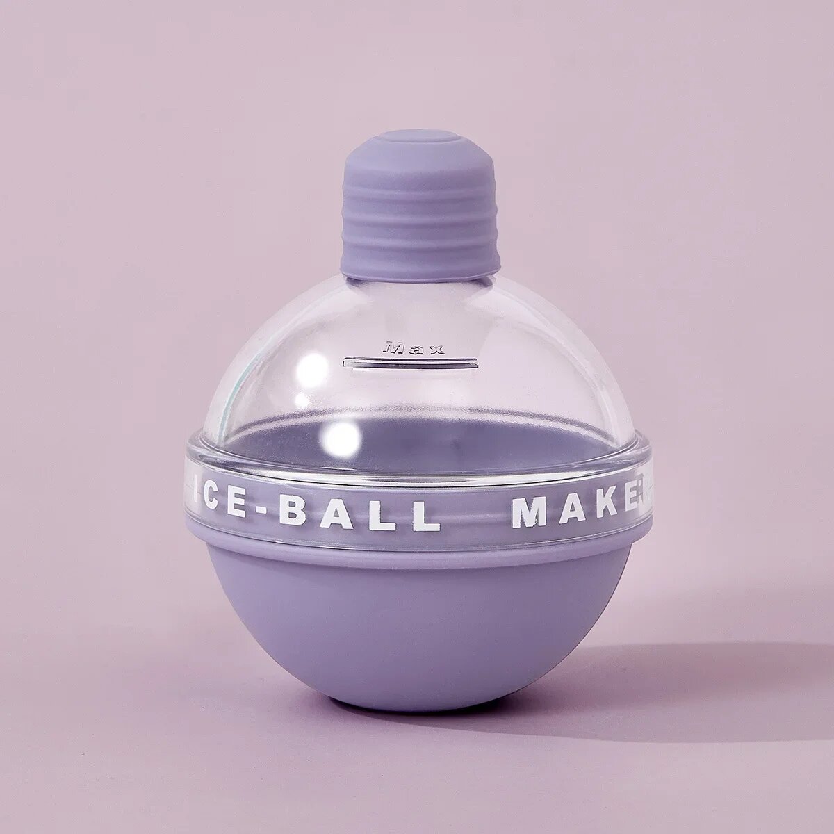 Форма для льда круглая силиконовая 2.5 дюйма Purple