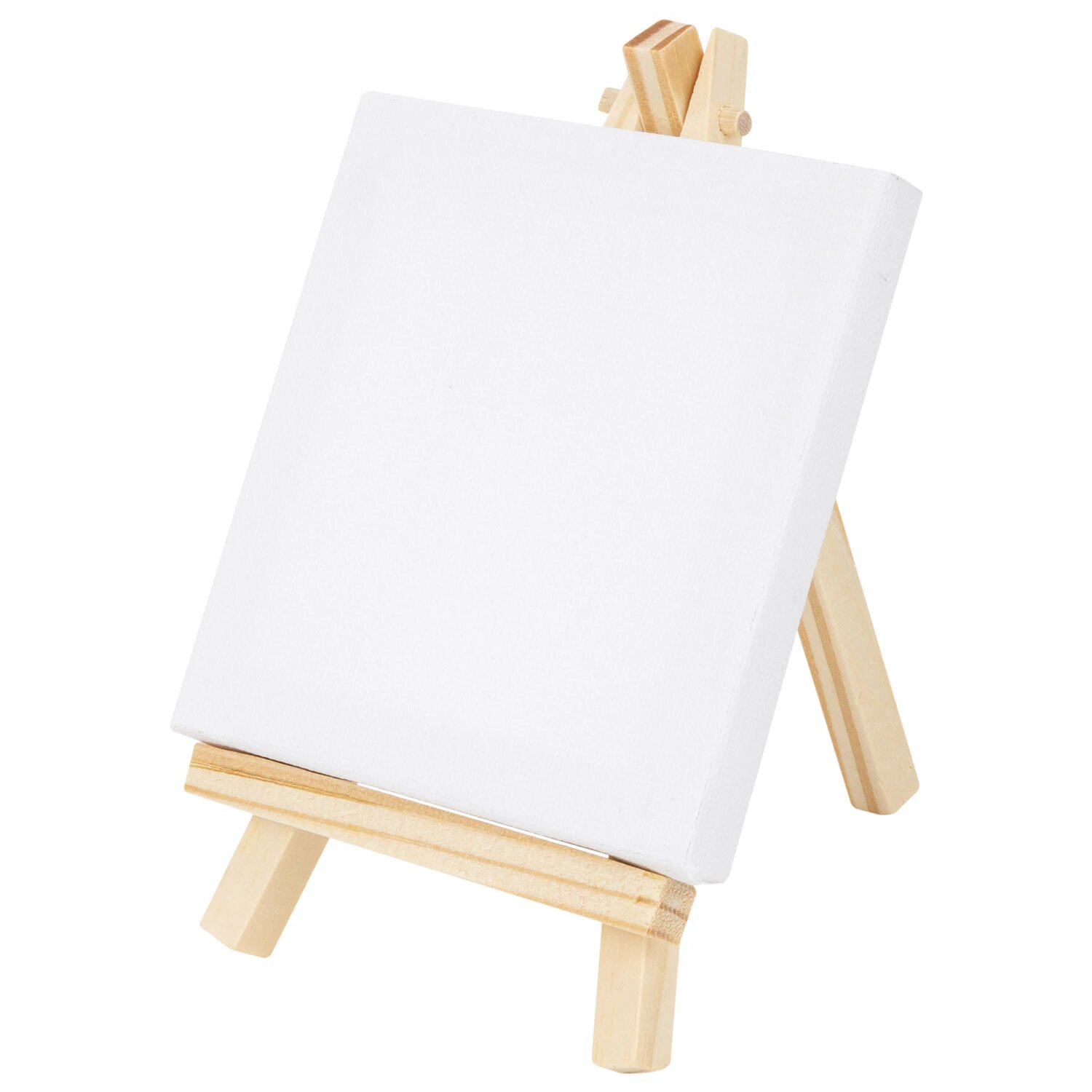 Настольный мини-мольберт с холстом 10х10 см, BRAUBERG ART DEBUT, сосна, хлопок, 192680 (цена только за 1 шт.)