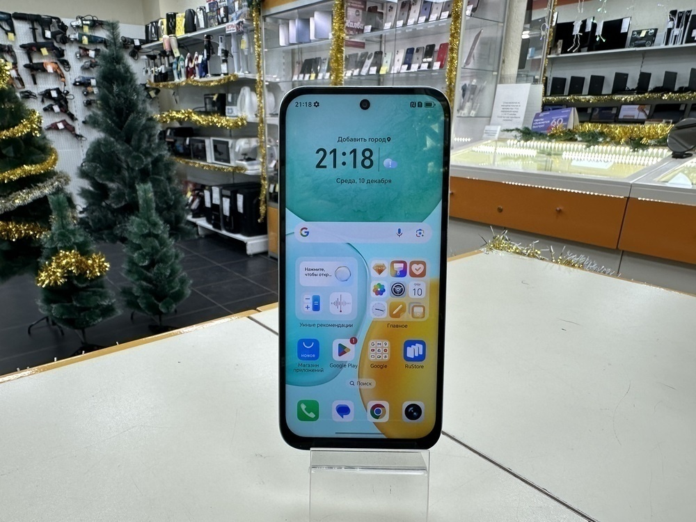 Смартфон HONOR X6c 6/128, Лунный белый