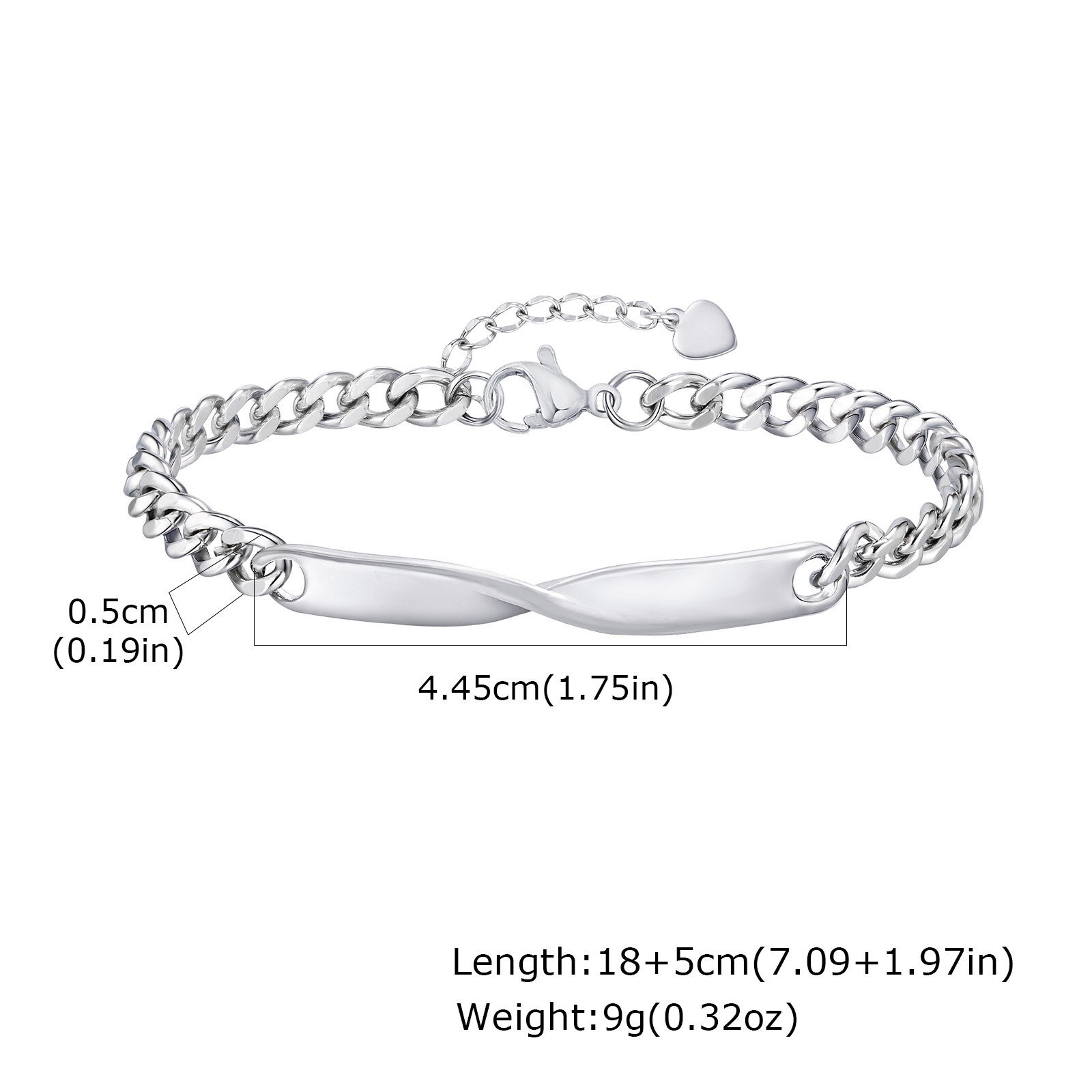 Браслет для гадания, YM Мёбиус Сталь Золото Пара Праздник Любовь Дружба