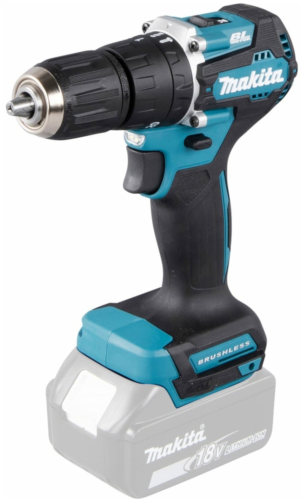 Дрель-шуруповерт Makita DHP487Z аккум. патрон: быстрозажимной