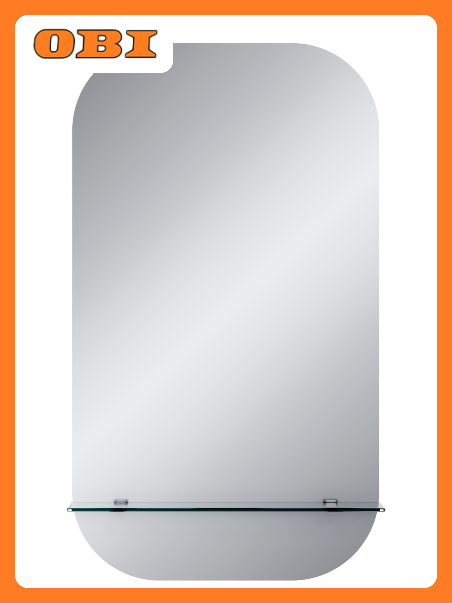 Зеркало "Банзай" с полкой