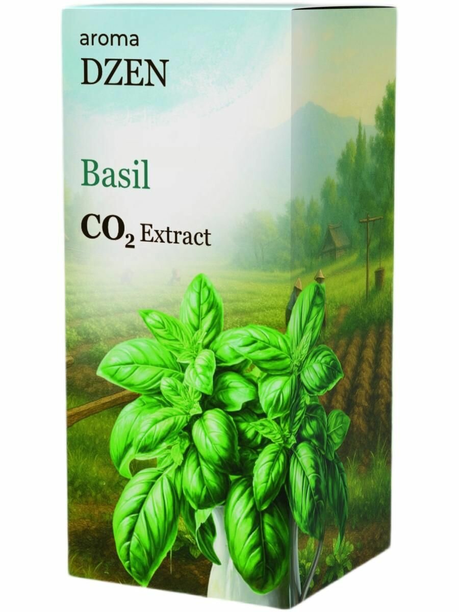 Эфирное масло Базилик тропический CO2 Aroma Dzen 3 мл
